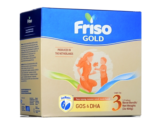 Friso Gold Step 3 Milk Powder, 1.2 kg - GOS & DHA