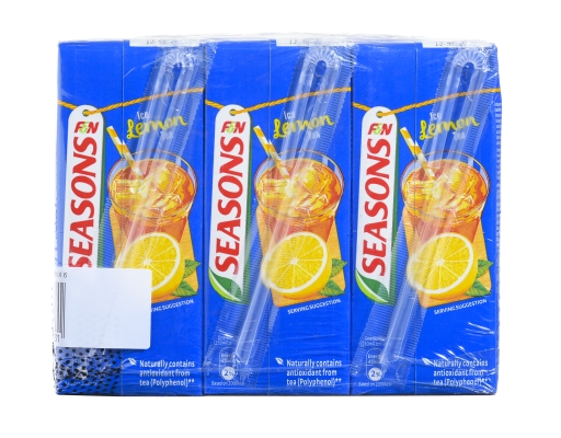 F&N Seasons Ice Lemon Tea, 6 x 250 ml - Antioxidant Rich