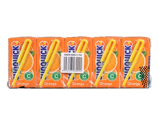 Sunquick Orange, 5 x 125 ml - Packed with Vitamin C