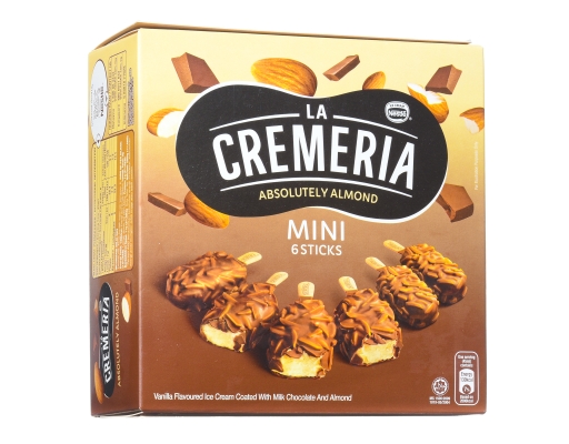 Nestle La Cremeria Mini Almond, 6 x 45 ml - Creamy Delight