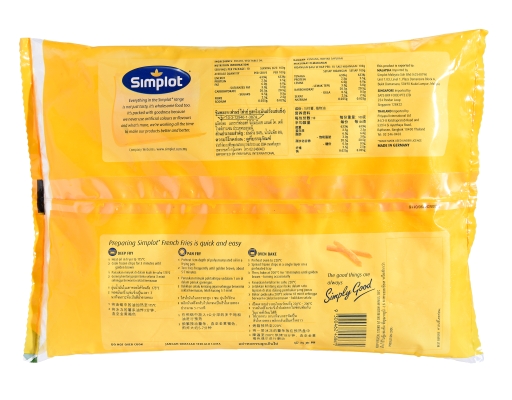 Simplot Shoestring, 1 kg - No Artificial Flavors