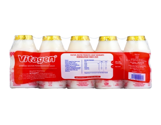 Vitagen Cultured Milk Original 5x125ml Probiotic Boost