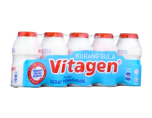 Vitagen Less Sugar Original 5x125ml – Probiotic Boost