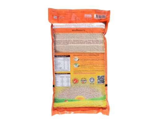 Ecobrown's Malaysia Steam Brown Rice, 5kg - Low GI