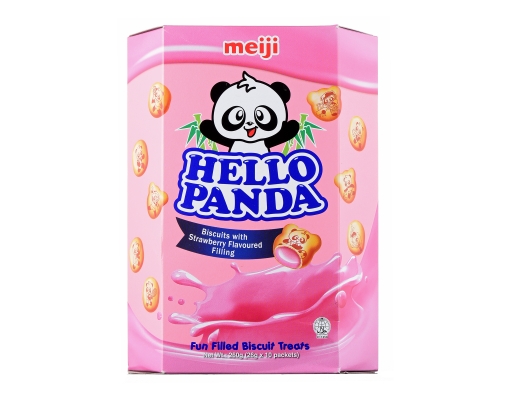 Meiji Hello Panda Strawberry, 260g - Fun Filled Treats