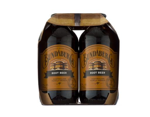 Bundaberg Root Beer, 4 x 375 ml - Rich Flavor