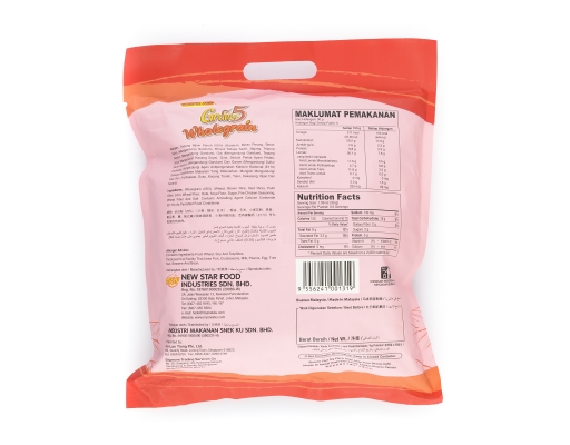 Snek Ku Grain 5 Wholegrain Fire Chicken Flavour Family Pack | myaeon2go