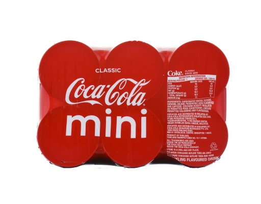 Coca-Cola Mini Asli, 6 x 180 ml - Classic Flavour