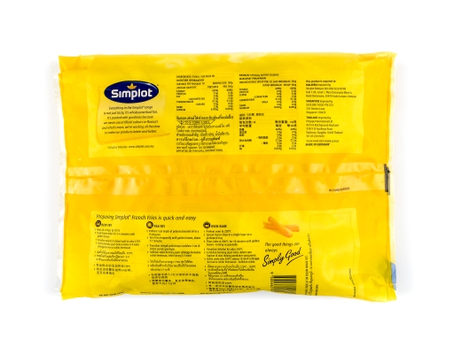 Simplot Simplot Straight Cut, 1 kg - Crisp & Crunchy