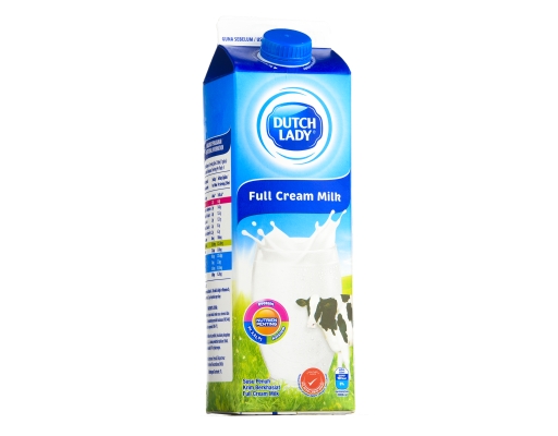 Dutch Lady Pure Farm Full Cream Milk 1L High Vitamin D3