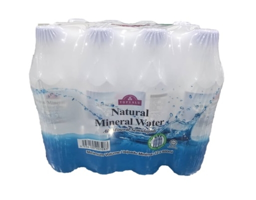 TOPVALU Mineral Water 12x600ml - Refreshing