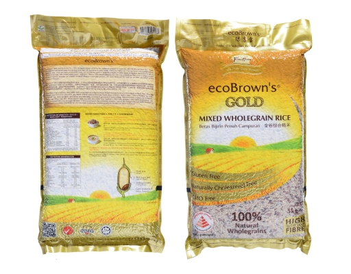Ecobrown's Gold Wholegrain Rice Mix, 5kg - Nutritious