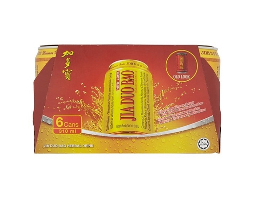Jia Duo Bao Herbal Drink, 310ml - Natural Cooling Tea