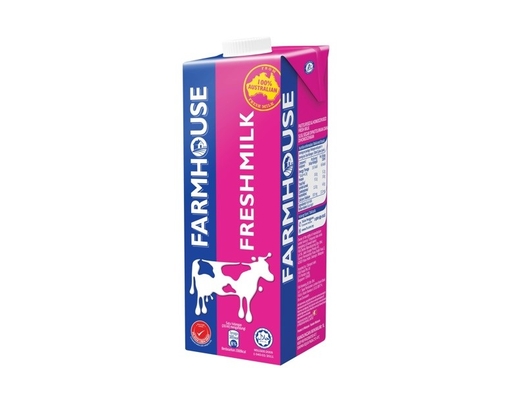 Farmhouse Fresh Milk, 1L - 100% Australian
