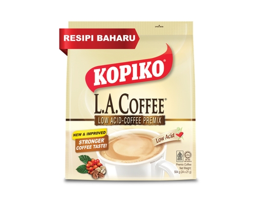 Kopiko Low Acid Coffee, 24x21g - Aromatic & Smooth