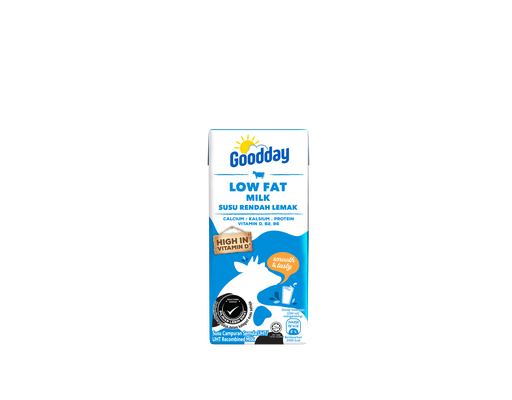 Goodday UHT Low Fat Milk 6x200ml – Rich in Vitamin D