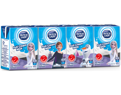 Dutch Lady Frozen Full Cream 4x125ml – Rich & Creamy