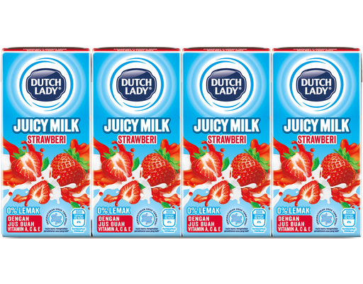 Dutch Lady Strawberry Juice Milk | myaeon2go