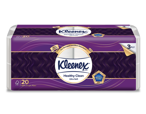 Kleenex Bath Tissue Ultra Soft Regular - Luxurious 3-Ply Com