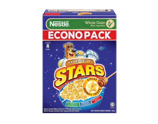 Nestle Honey Stars, 450g - Whole Grain Cereal