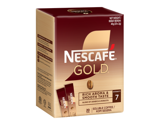 Nescafe Gold Stickbox, 20 x 2g - Smooth & Rich