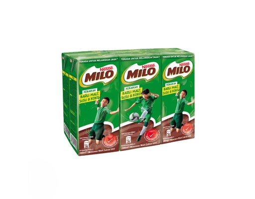 Milo Activ-Go UHT Chocolate Malt Drink with 4 Vitamins & 2 M