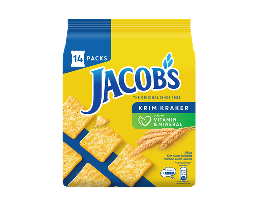 Jacob's Original Cream Cracker, 504 g - Nutritious Snack