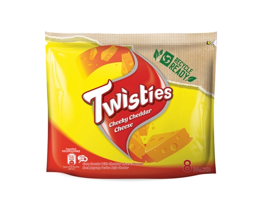 Twisties Big Cheese 8x13g - Cheesy Snack Pack