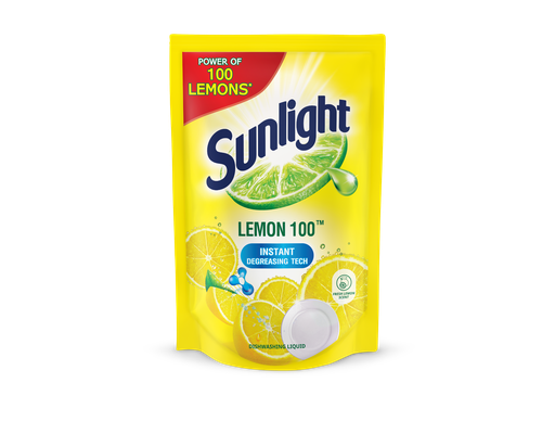 Sunlight Lemon Refill 700ml - Power of 100 Lemons