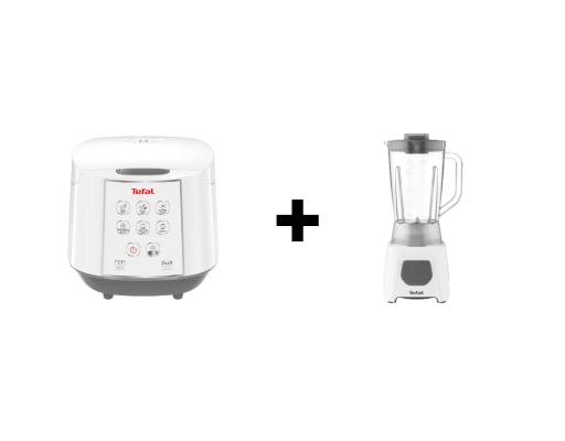 Tefal Bundle Set Fuzzy Rice Cooker & Blender | Kitchen Appliances ...