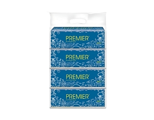 Premier Facial Tissue Soft Pack 4x150 - Soft & Durable