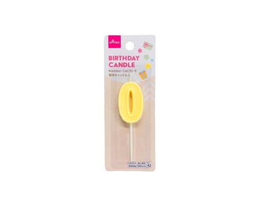 Daiso Number Candle 0 | myaeon2go