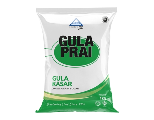 Gula Prai Coarse Grain Sugar, 1 kg - Sweetness & Texture
