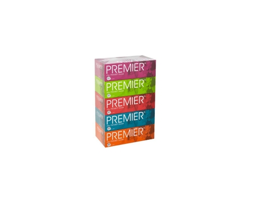 Premier Facial Tissue, 5 x 90 pcs - Soft & Strong