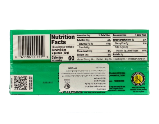 andes mints barcode