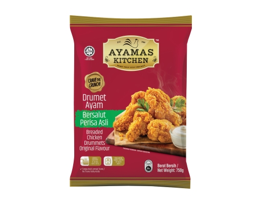 Ayamas Kitchen Breaded Chicken Drummets, 750g – Crunchy