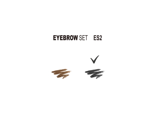 Nalae 3X Eyebrow Set ES2 Black Brown | myaeon2go