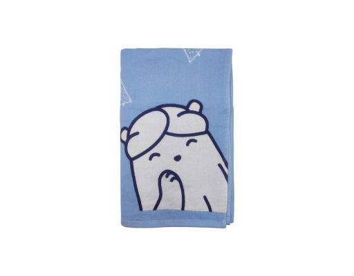 Home Coordy Home Coordy Gauze Ice World2 Bath Towel Blue | myaeon2go