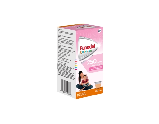 Panadol Children Suspension 250mg, 60ml - Gentle Relief
