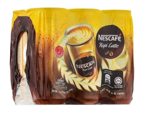 nescafe latte can