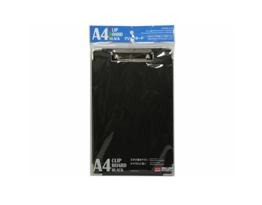 Daiso A4 Clip Board Black Vertical | myaeon2go