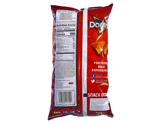 doritos bag backside